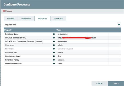 Send Data From Sql Server To Influxdb Via Apache Nifis Putinfluxdb