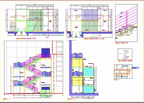 Escape Ladder In Autocad Cad Download 352 36 Kb Bibliocad