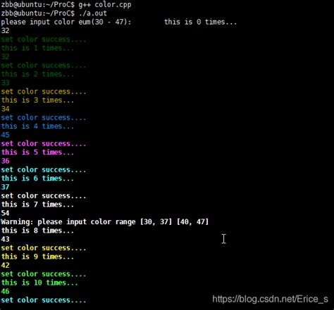 linux设置终端输出字体颜色 linux终端文字颜色插件 csdn博客
