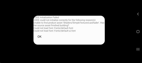 [android] the default project app does not launch with assets by vfs