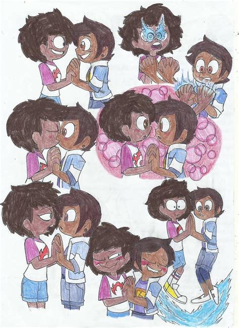 Thoughts On Luz X Anne Luzanne Art By Cartoonking1 Ramphibia