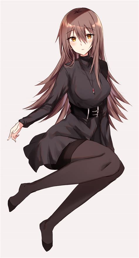 Safebooru 1girl Bangs Belt Belt Buckle Black Belt Black Dress Black