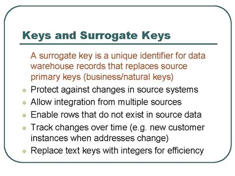Dimensional Modeling Chapter 2 The Dimensional Data Model
