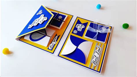 Diy Fathers Day Greeting Card Beautiful Handmade Greeting Card