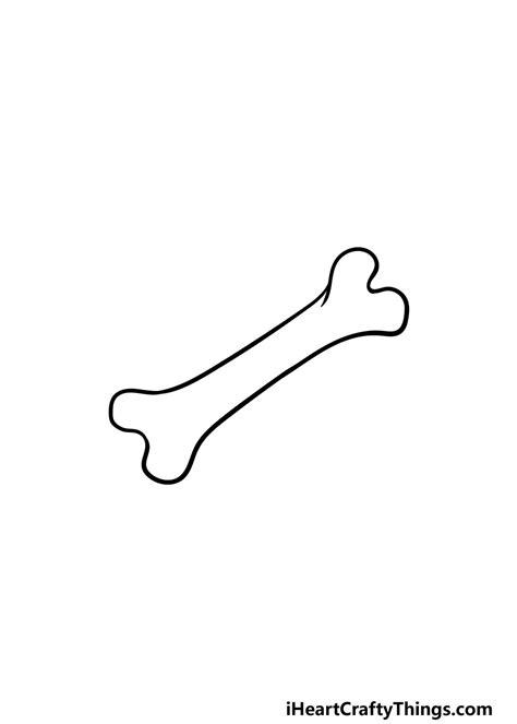 Bone Drawing How To Draw A Bone Step By Step