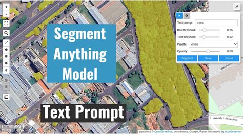 Segmenting Remote Sensing Imagery With Text Prompts Using The Segment Anything Model Youtube