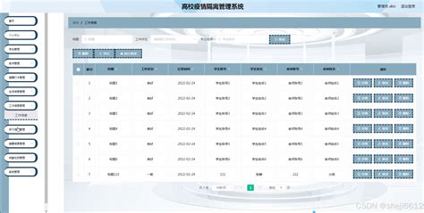 开题报告 Springboot高校疫情隔离管理系统4e0yf计算机毕业设计 Csdn博客