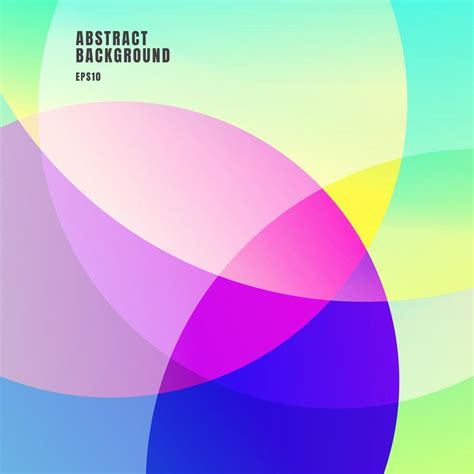 Abstract Colorful Gradient Shapes Overlapping Circles Background 672881 Vector Art At Vecteezy