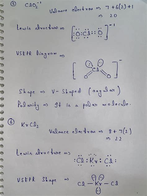 [solved] Hand Draw The Lewis Structure And Vsepr Diagram For The Following Course Hero