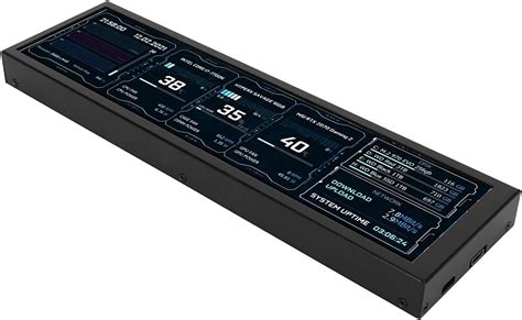 Pc Sensor Panel Display 1920x480 60hz Computer Temp Monitor 8 8in Ips Energy Saving