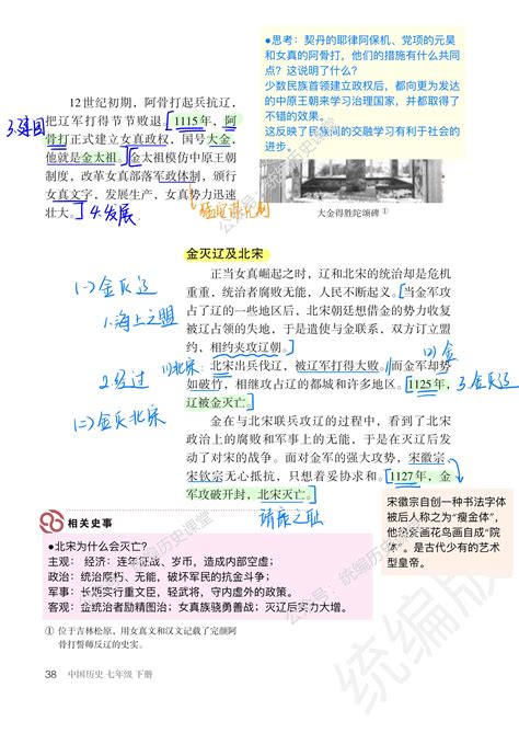 初中历史教材笔记七下历史 第8课 知识梳理 重点归纳 哔哩哔哩