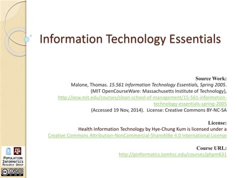 Information Technology Essentials