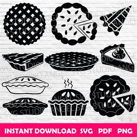 Pie Svg Pie Cricut Svg Pie Svg Cut Files Pie Vector Svg Apple Pie Svg Pumpkin Pie Svg Pecan Pie