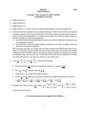 EAS2011 HW 1 Pdf EAS 2011 HW 1 Problems S 20 Due Date Time January 21 2020 5 00 PM