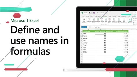 Define And Use Names In Formulas In Excel Excel Short Clip Tutorial Shorts Itsolzone