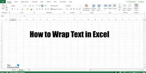 How To Wrap Text In Excel How To Wrap Text In Excel