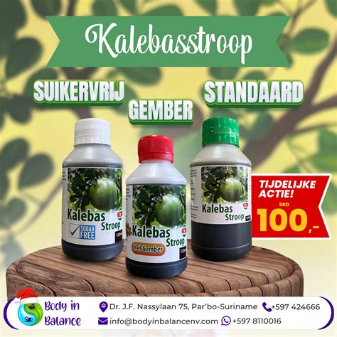 Body In Balance Kalebasstroop Aanbieding In