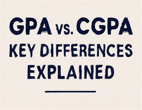 Gpa Vs Cgpa Whats The Difference Cumulative And Overall Gpa Explained