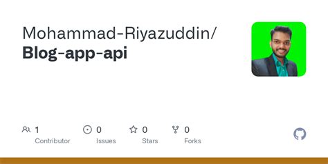 Github Mohammad Riyazuddinblog App Api