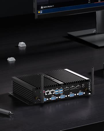 HISTTON Fanless Mini PC Industrial PC Dual Core I U DDR GB RAM GB SSD Dual LAN Wifi