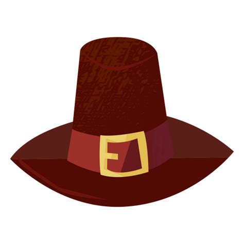 Diseño Png Y Svg De Sombrero Peregrino De Acción De Gracias Para Camisetas
