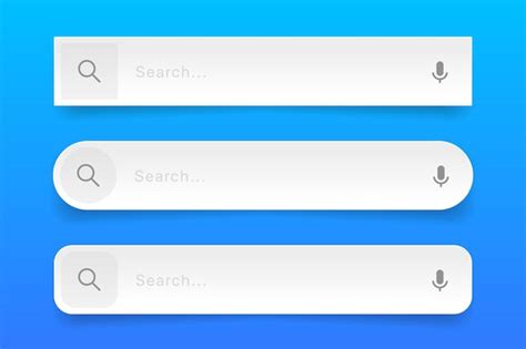 Premium Vector Internet Browser Search Engine Search Bar For Ui Mobile App Search Address And