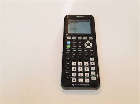 Texas Instruments TI 84 Plus CE Etsy