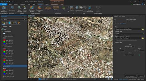 Clipping Raster Data In Arcgis Pro Using Raster Functions Youtube
