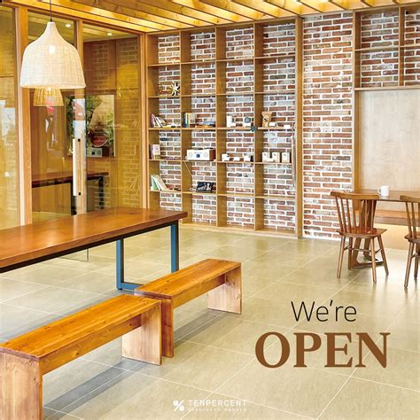 텐퍼센트 스페셜티커피 ⠀ 하루를 특별하게 만드는 커피 텐퍼센트커피의 오픈 매장을 소개합니다 ⠀ 상위 10 원두와 바리스타의 정성을 담아 커피의 본질에 집중한 더