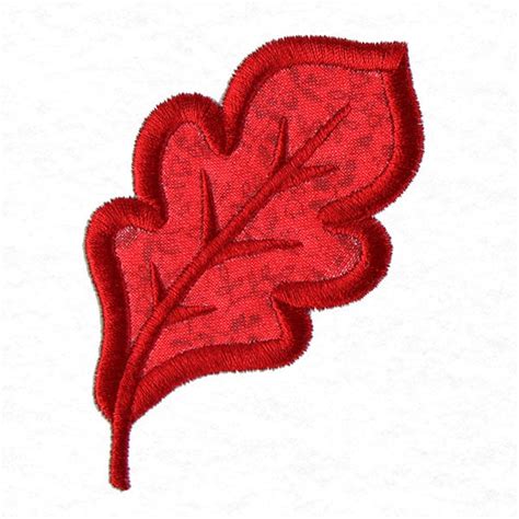 Fall Oak Leaf Applique Embroidery Library