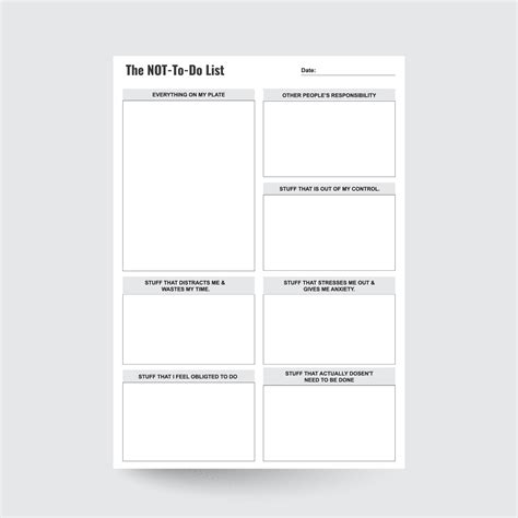 The Not To Do List Priority Planner Not To Do List Planner Priority