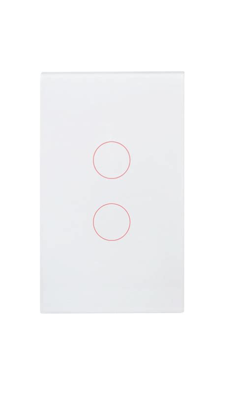 Smartlink Touch Panel Z Wave Switch 2 Button Australian Certified