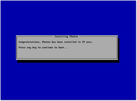 Installing Vmware Photon Os And First Impression Techcrumble