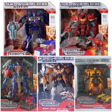 ⚡️สินค้าพร้อมส่งครับ⚡️หุ่นยนต์ทรานส์ฟอร์มเมอร์แปลงร่าง บับเบิ้ลบี ออฟติมัส กริมล็อค Transformer