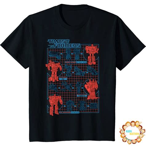 Transformers How To Transform Schematic T Shirt Shopee Singapore
