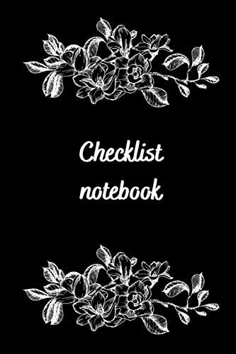 Checklist Notebook Checklist Journal Checklist Notebook For Staying Organized To Do