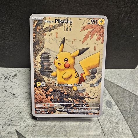 Pikachu Custom Ukiyo E Pokémon Fan Art Card Etsy Australia