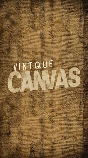 Old Canvas Pattern Textured For Overlay Premium Ai Generated Image