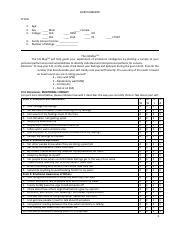 QUESTIONNAIRE Pdf QUESTIONNAIRE Profile 1 2 3 4 5 Age Sex Male Female College CEd CBM