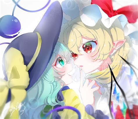 72mikan 1687 Flandre Scarlet Komeiji Koishi Touhou Absurdres