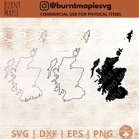 Scotland Outline Svg Scotland Map Outline Country Svg Europe Svg