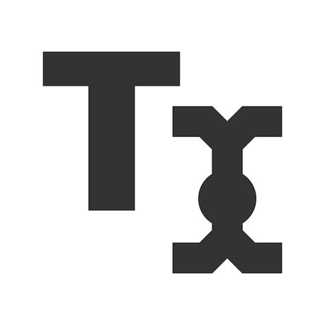 Premium Vector Type Text Icon