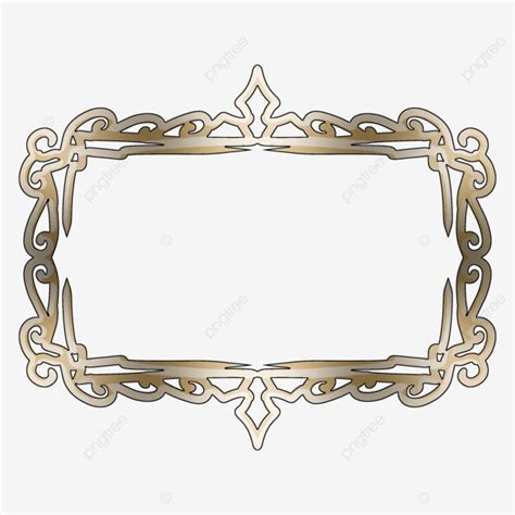 황금 사각형 테두리 직사각형 테두리 골든 프레임 황금 테두리 Png 일러스트 및 Psd 이미지 무료 다운로드 Pngtree