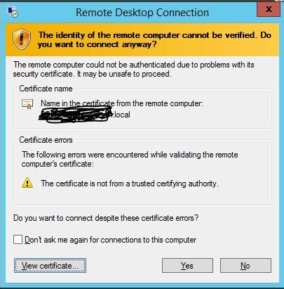 Solved Remote Desktop Services RDS Certificate Not Trusted Experts Exchange