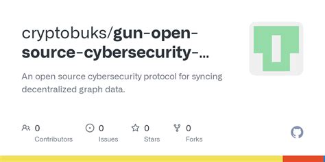 Github Cryptobuksgun Open Source Cybersecurity Protocol For Syncing