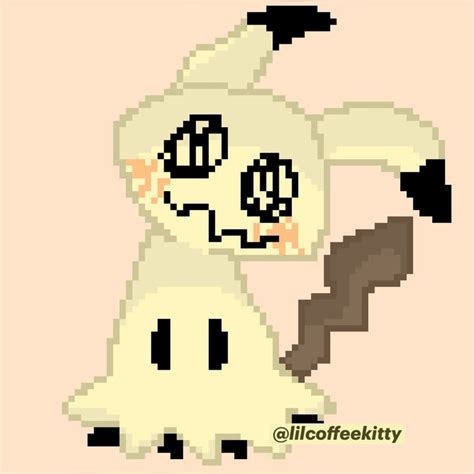 Mimikyu Pixel Art In 2024