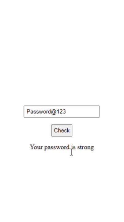 Password Validation Using Html Css Javascript Htmlcssjavascript Viral Htmlcss Validation