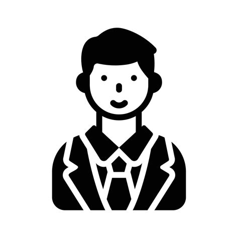 Executive Man Icon Designed In Glyph Style 65345060 Vector Art At Vecteezy