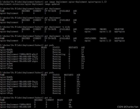 K8s学习之操作deployment常用命令deployment Command Csdn博客