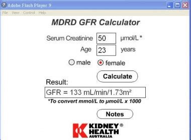GFR Calculator Download GFR Calc Ulator Is Useful For Calculate Glomerular